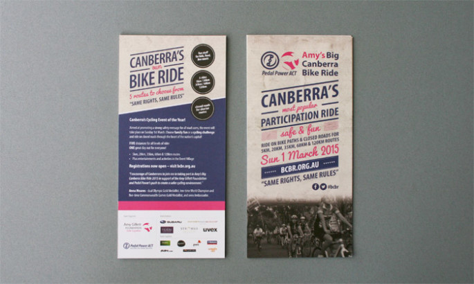Spectrum Graphics – Graphic Design Canberra » Pedal Power – Amy’s Big ...
